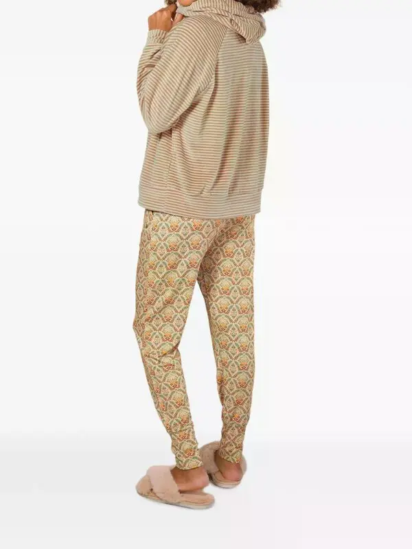 PIP STUDIO Tamari Striped Drawstring Hoodie - Neutrals