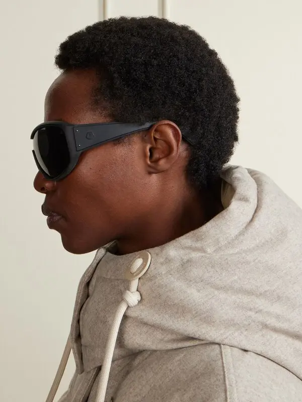 Moncler Thyra Oval-frame Ski Sunglasses