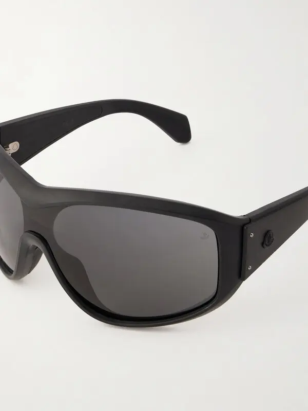 Moncler Thyra Oval-frame Ski Sunglasses