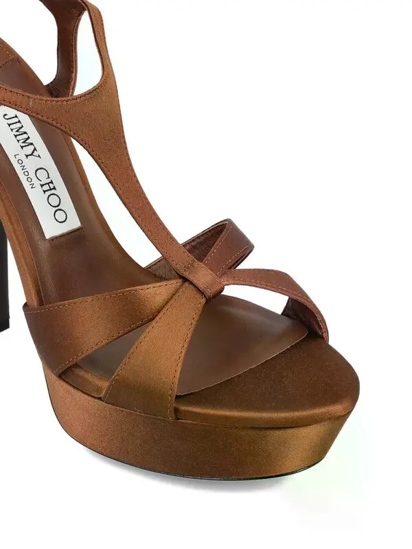 JIMMY CHOO Platform Pumps With Block Heel And Buckle Fastening