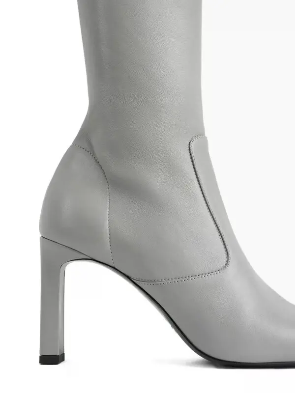 TOTEME Square-toe Zip-fastening Knee-high Boots