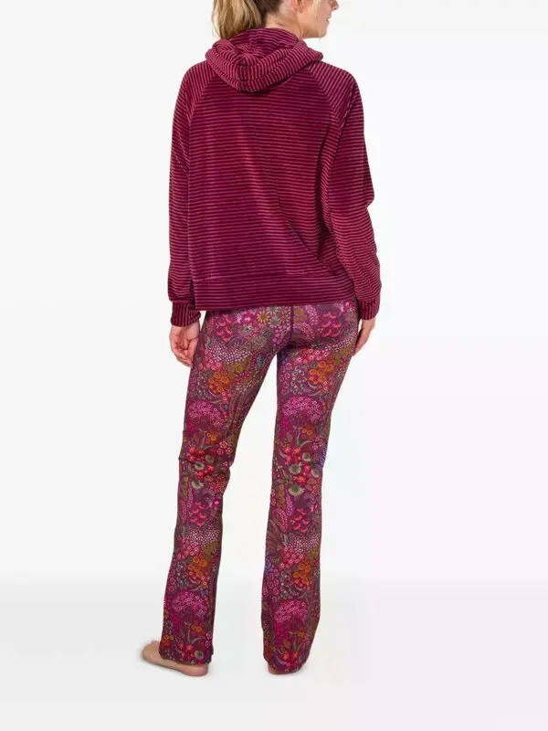 PIP STUDIO Tamari Velvet Hoodie - Red