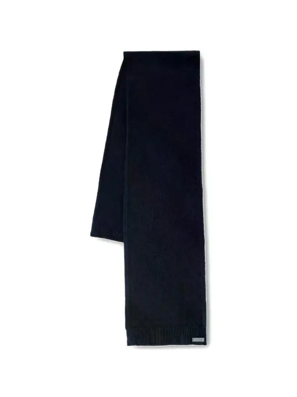 Bally Logo-patch Scarf - Blue