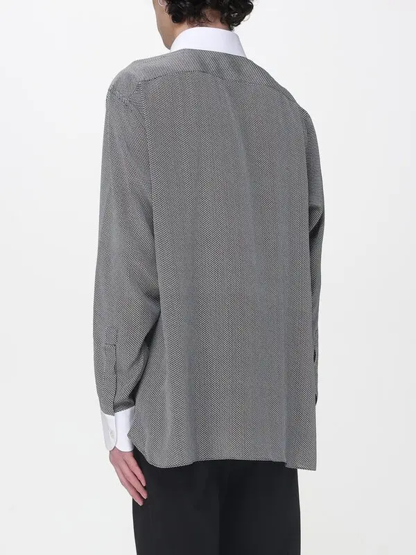 TOM FORD Silk Shirt With Zig-zag Pattern