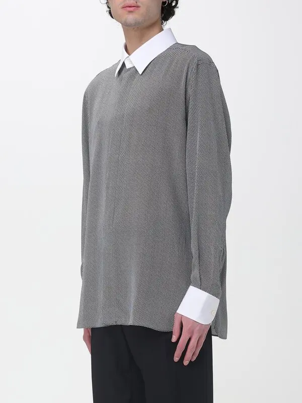 TOM FORD Silk Shirt With Zig-zag Pattern
