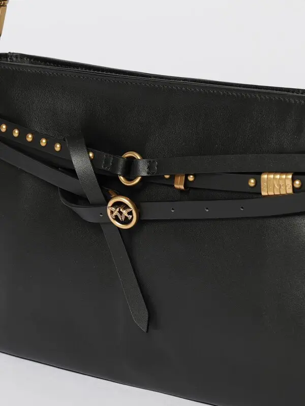Pinko Leather Belt Bag - Black