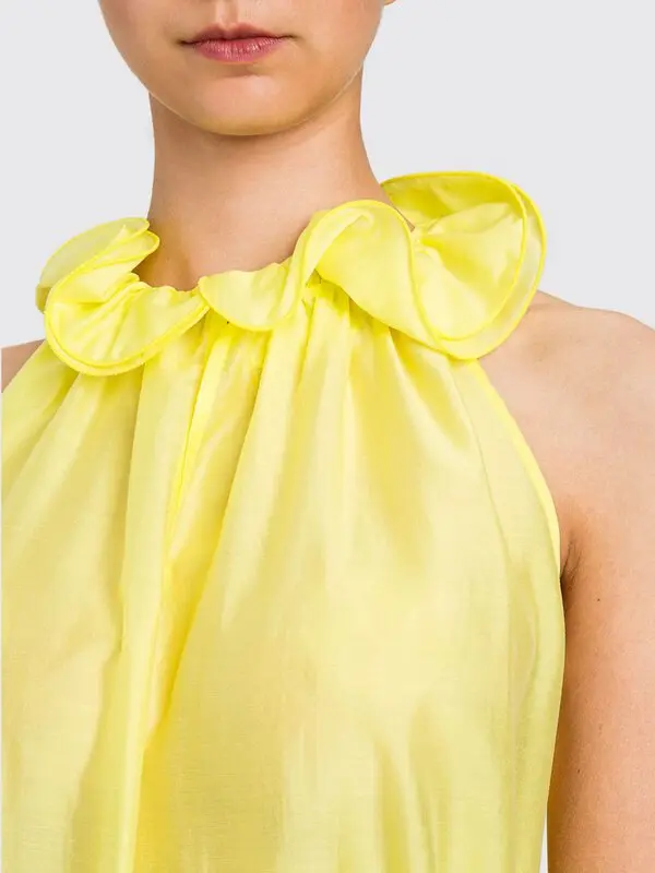 TWINSET Halter Neck Crêpe Top