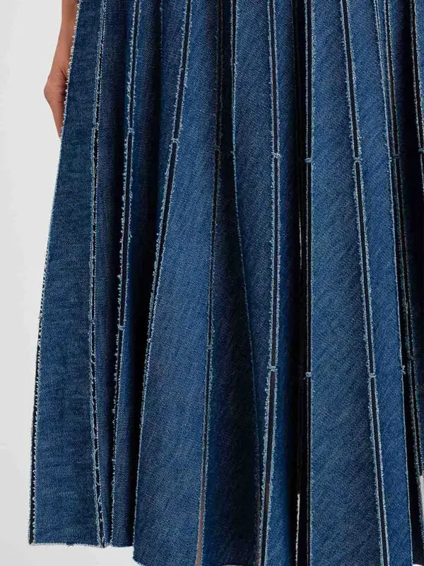 TWINSET Pleated Midi Skirt