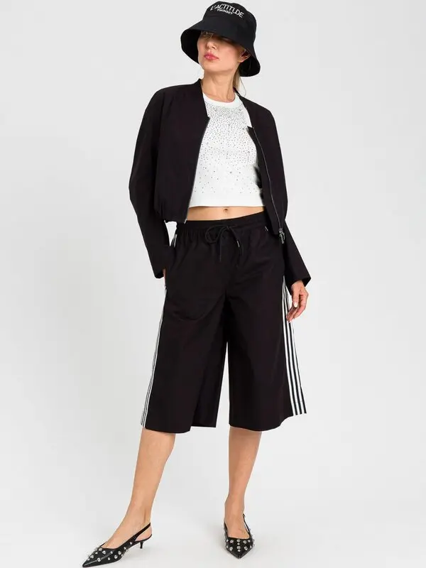 TWINSET Cotton Cropped Jogging Shorts