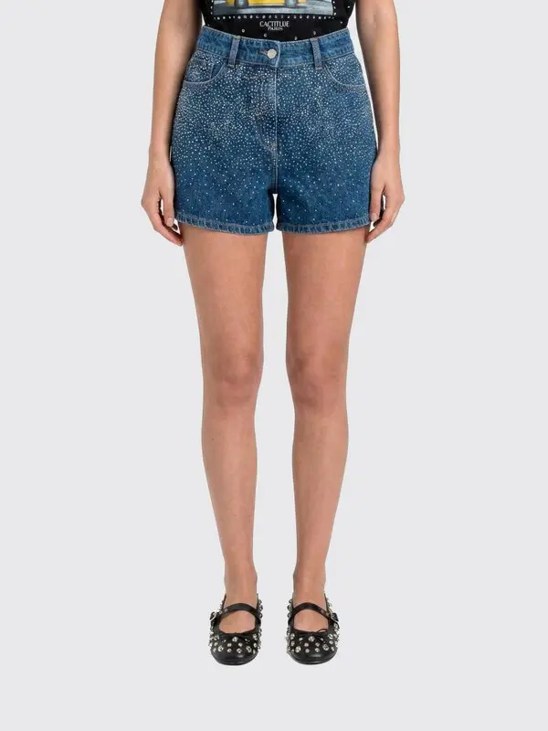 TWINSET Embellished Shorts - Denim