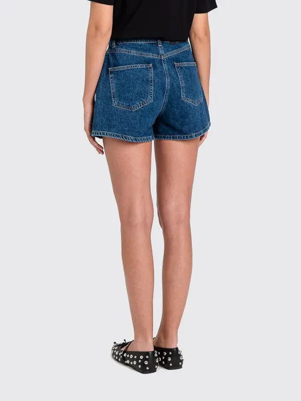 TWINSET Embellished Shorts - Denim