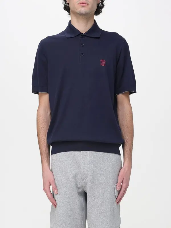 Brunello Cucinelli Polo Shirt - Blue