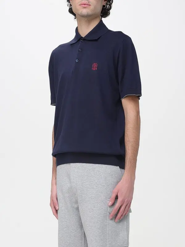 Brunello Cucinelli Polo Shirt - Blue