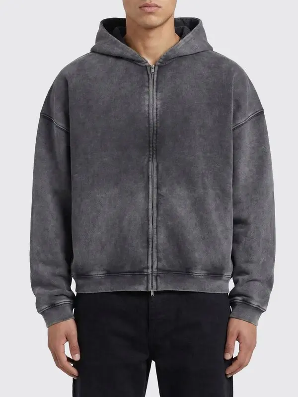 REPRESENT Zip Up Hoodie - Grey