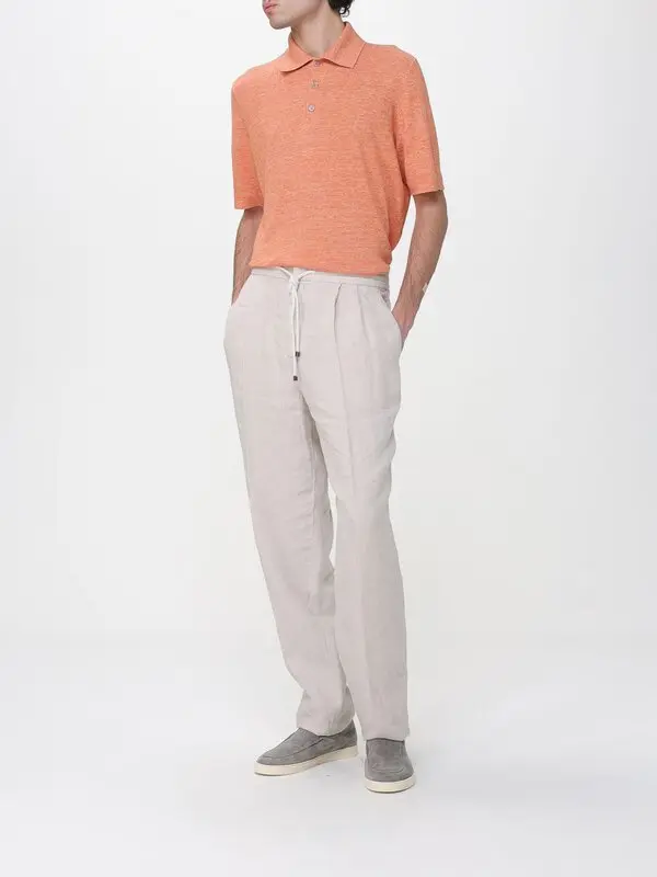 Brunello Cucinelli Polo Shirt - Orange
