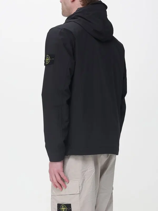 Stone Island Hooded Jacket - Black