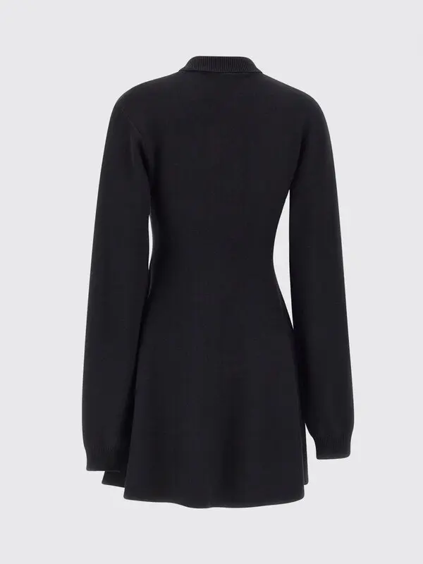 ROTATE BY BIRGER CHRISTENSEN Long Sleeve Collared Knit Dress