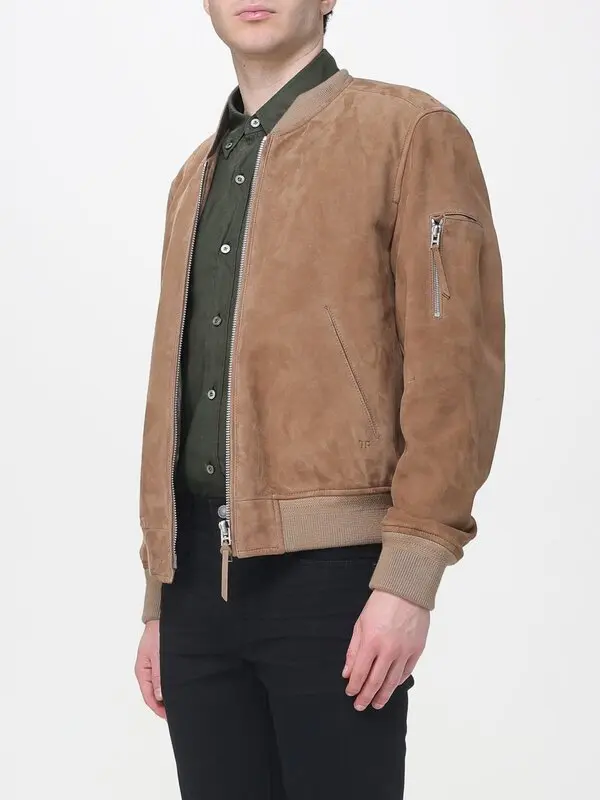 TOM FORD Suede Bomber Jacket