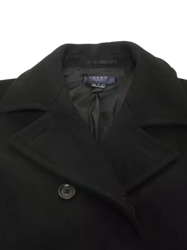 Loewe 1990s Double-breasted Wool Coat
