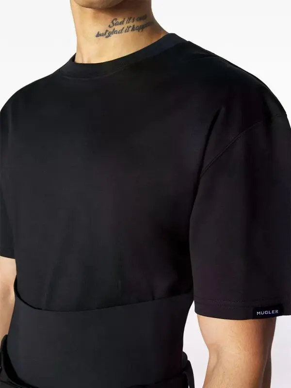 MUGLER Panelled T-shirt