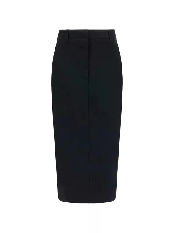 THELATEST Donna Midi Skirt - Black