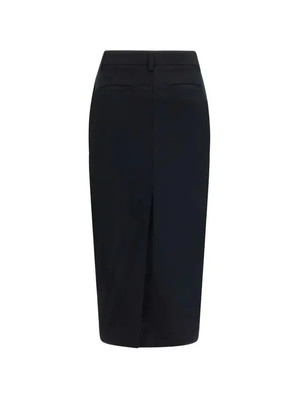 THELATEST Donna Midi Skirt - Black