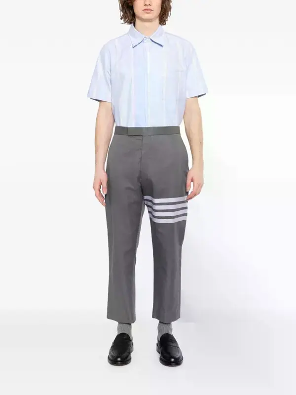 Thom Browne Striped Short-sleeve Shirt