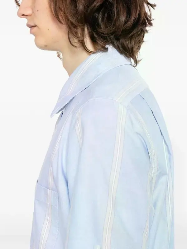 Thom Browne Striped Short-sleeve Shirt