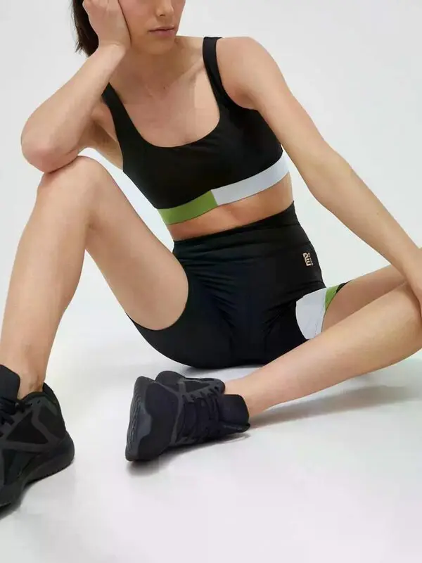 P.E Nation Colourblock Logo-embroidered Sports Bra
