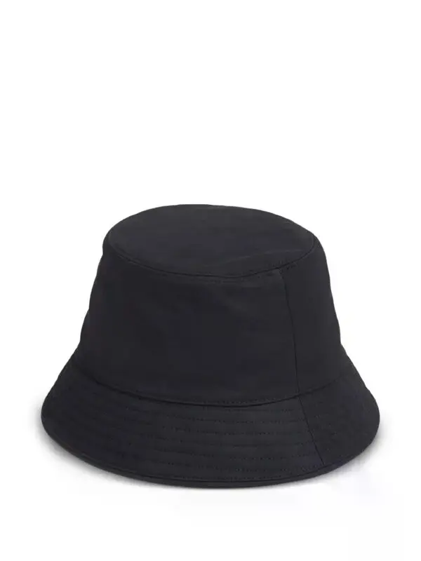 Moncler Logo-patch Bucket Hat - Blue