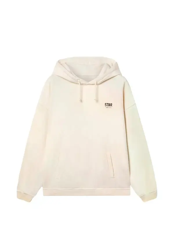 GOLDEN GOOSE Star Hooded Sweatshirt - Neutrals