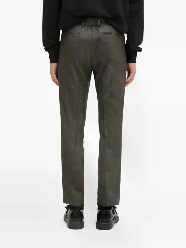 Paul Smith Check Pattern Trousers With Elastic Waist