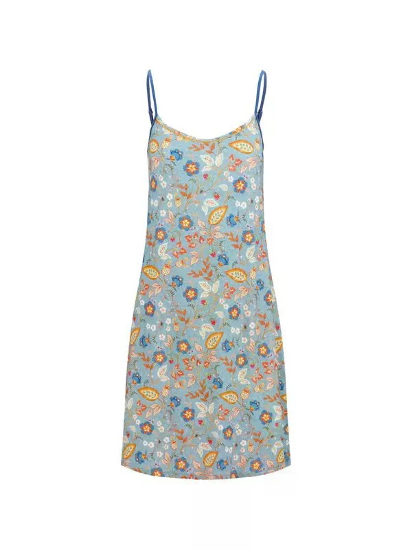 PIP STUDIO Floral-print Nightdress - Blue