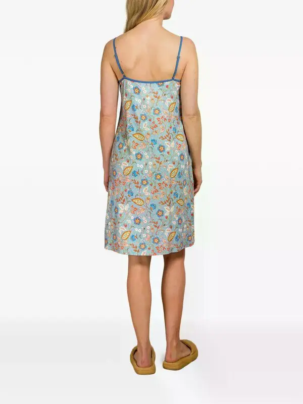 PIP STUDIO Floral-print Nightdress - Blue