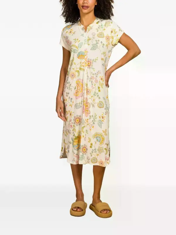 PIP STUDIO Floral Button Nightdress - White