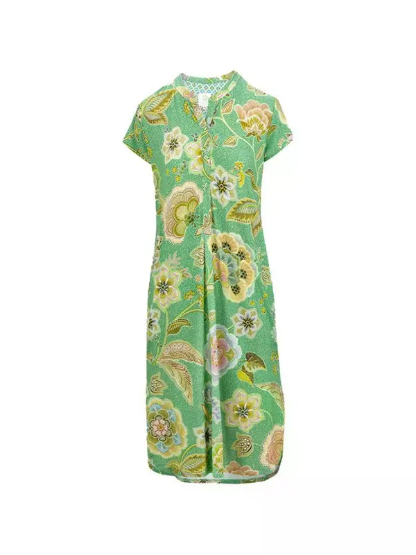 PIP STUDIO Floral-print Nightdress - Green