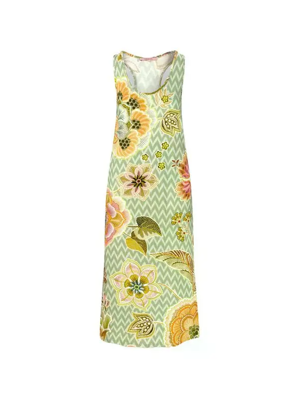 PIP STUDIO Hakuna Floral Print Nightdress - Green