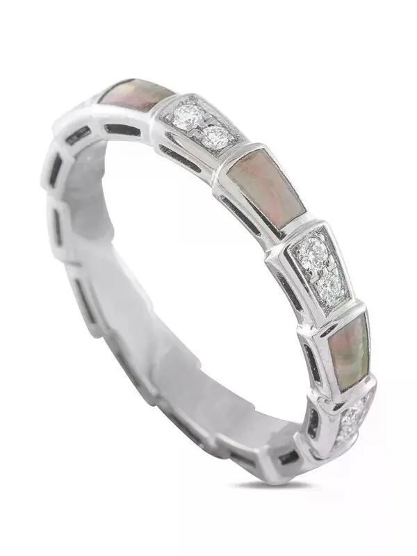 LB EXCLUSIVE Serpenti Diamond Ring - Silver