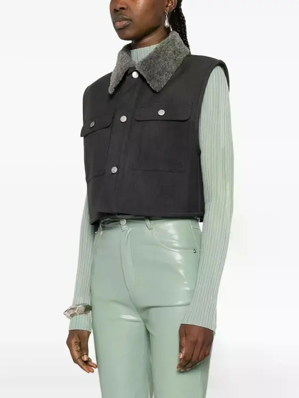 Nanushka Contrast-collar Utility Gilet