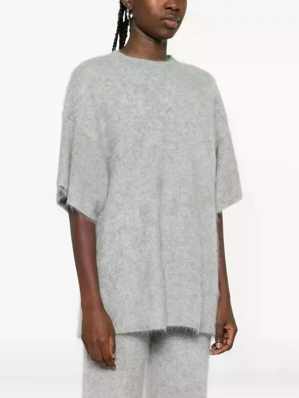 Nanushka Short-sleeve Cashmere Knitted T-shirt