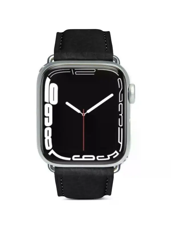 MAISON DE SABRE Grained Leather Apple Watch Strap With Metal Buckle
