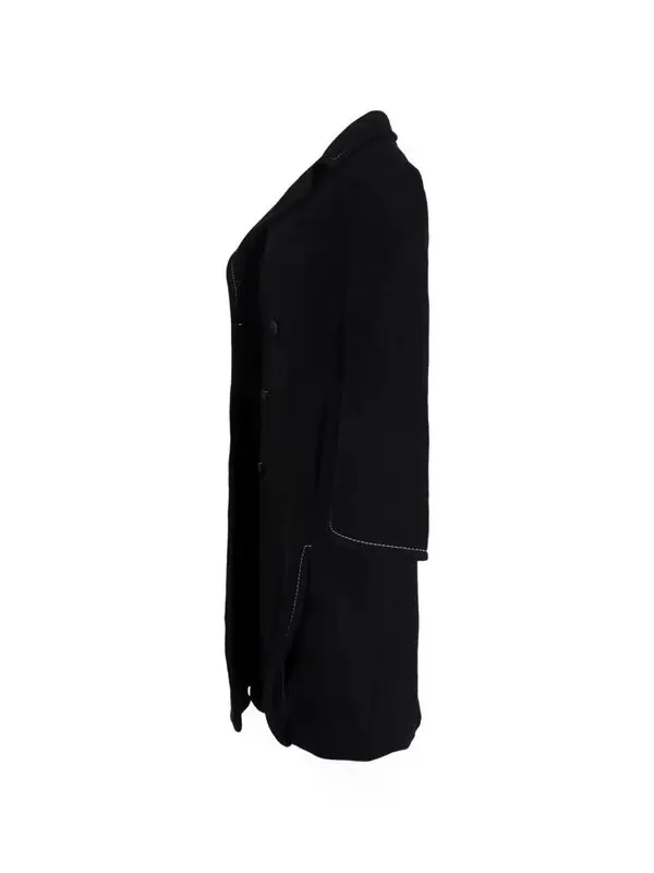 Max Mara Visible-stitch Double-breasted Coat