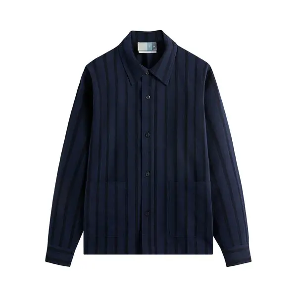 Kith Long-sleeve Poplin Boxy Collared Overshirt - Multicolor