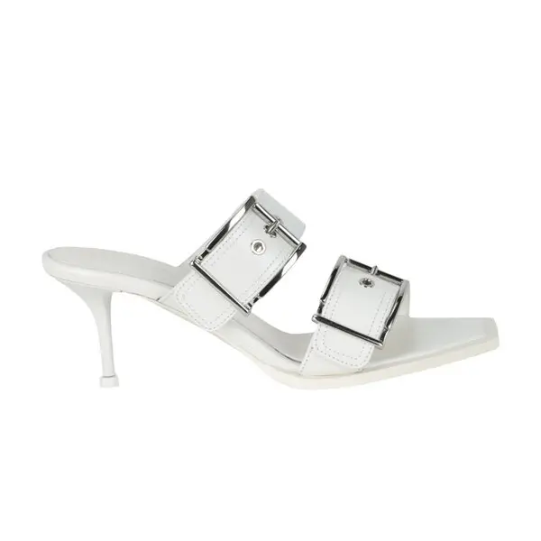 Alexander McQueen Double Buckle Punk Mule