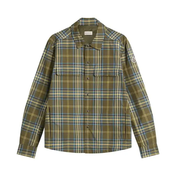 Moncler Plaid Button Down Shirt