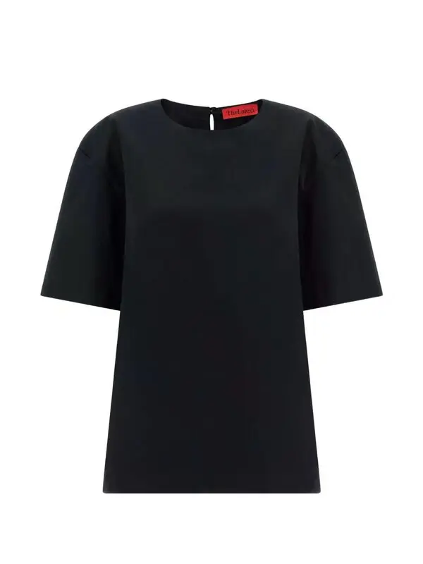 THELATEST Dean Crew-neck Teardrop T-shirt - Black
