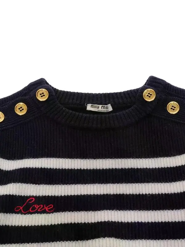 Miu Miu Striped Sweater