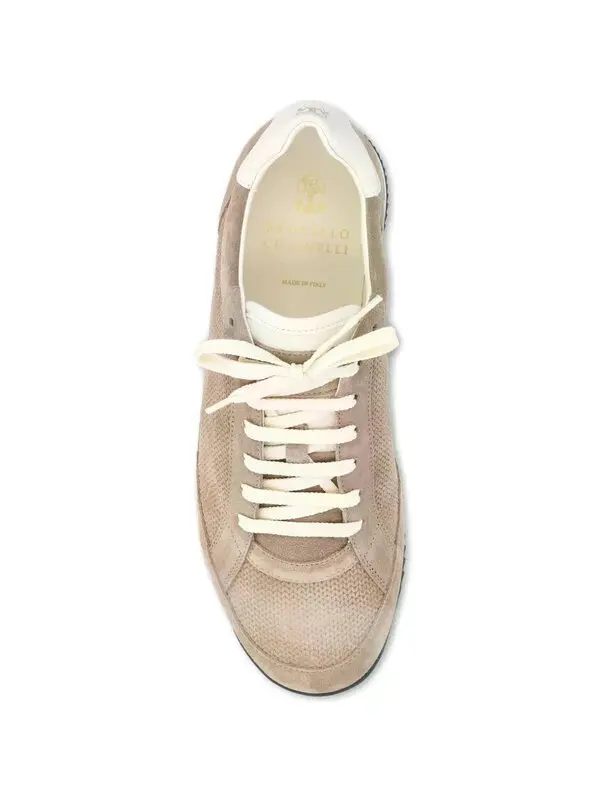 Brunello Cucinelli Panelled Sneakers - Neutrals
