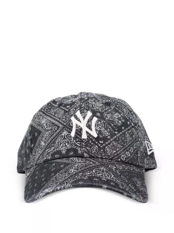 New Era Mlb Washed Paisley 9twent Cap - Black