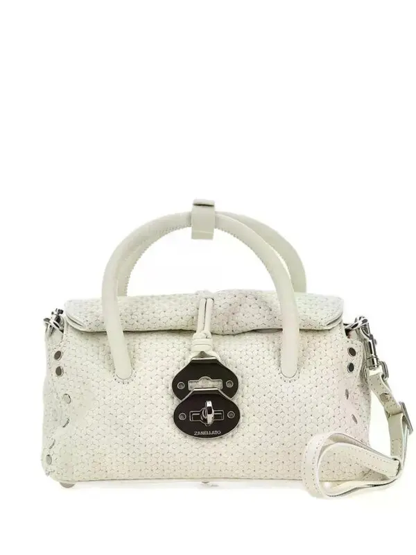 ZANELLATO Leather Tote Bag - White